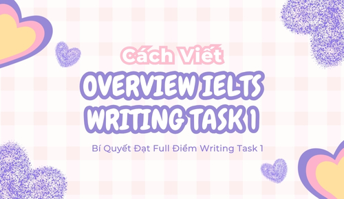 Cách Viết Overview IELTS Writing Task 1