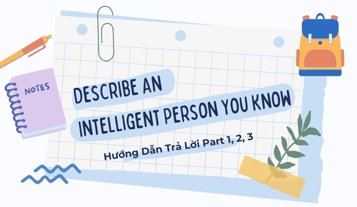 Describe An Intelligent Person You Know