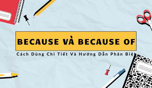 Because Và Because Of - Cách Dùng Và Phân Biệt