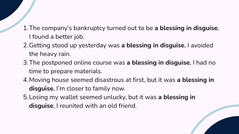 A Blessing In Disguise Là Gì? Cách Dùng & Ví Dụ Minh Họa